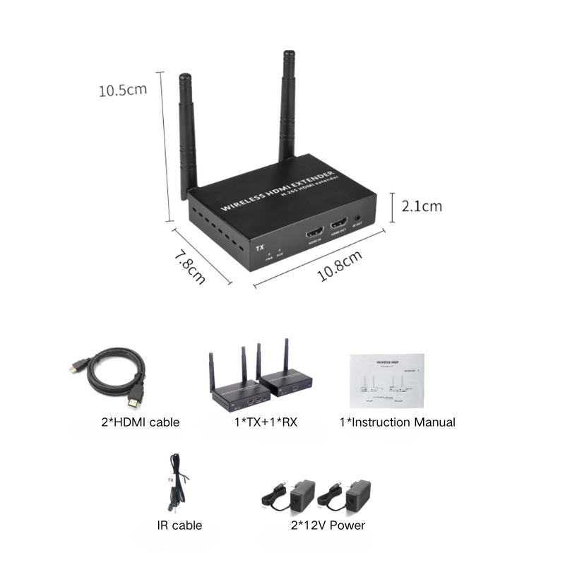 4K WIRELESS HDMI EXTENDER SUPPORTS SIMULTANEOUS USE WIRELESS-HDMI ...